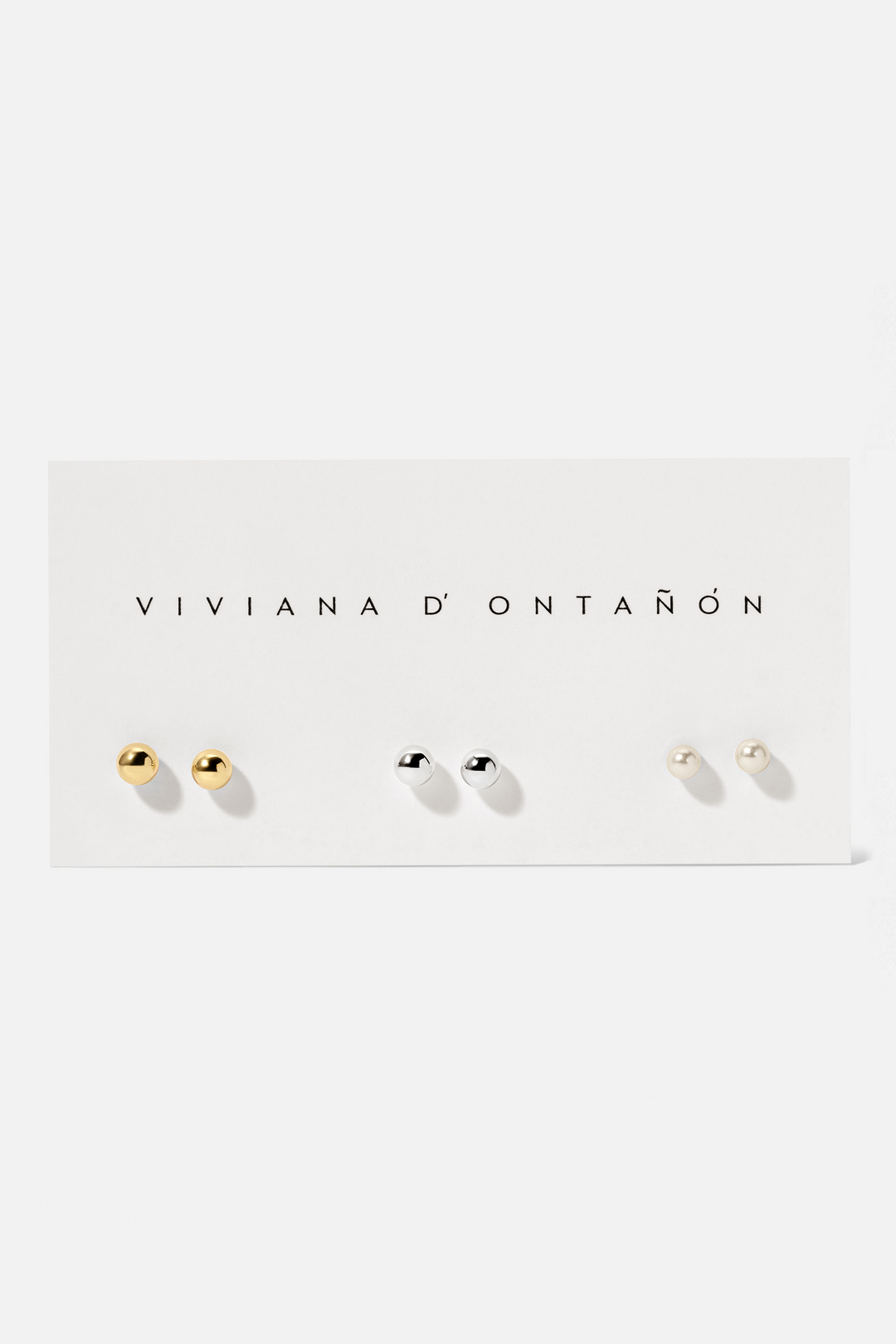 ESSENTIALS STUD EARRING SET – Viviana D'Ontañón